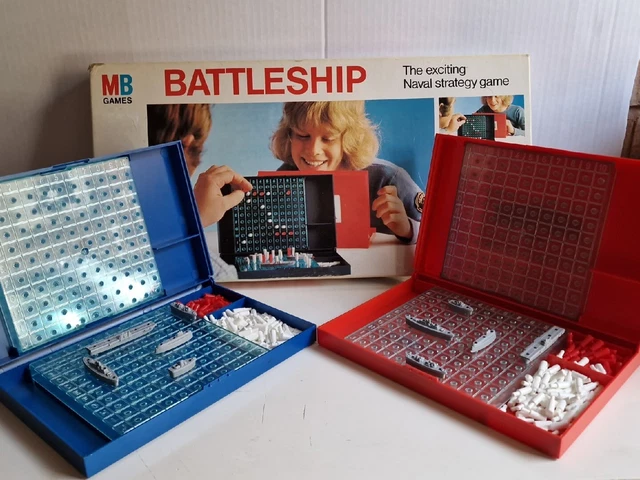 VINTAGE BATTLESHIP BOARD Game Classic 1975 Version Retro MB Games £12. ...