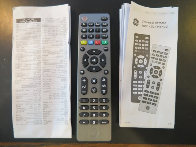 GE PROGRAMMABLE UNIVERSAL Remote Control $15.00 - PicClick