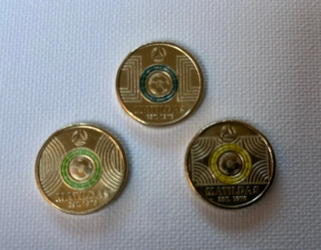AUSTRALIA 2023 $2 Matildas Complete Coin Set Woolworths Exclusive FIFA ...