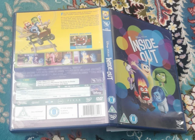 INSIDE OUT DVD Children's Family Disney Pixar Animation Film Movie £3. ...