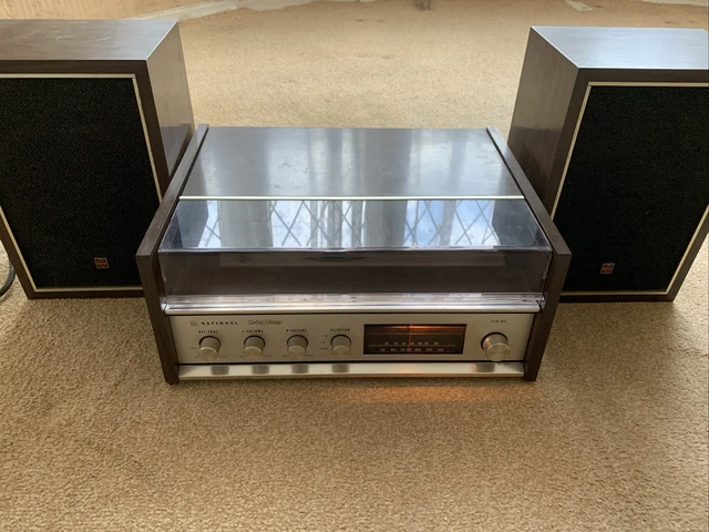 VINTAGE PANASONIC NATIONAL Solid State SF-970F Phono AM/FM Radio ...