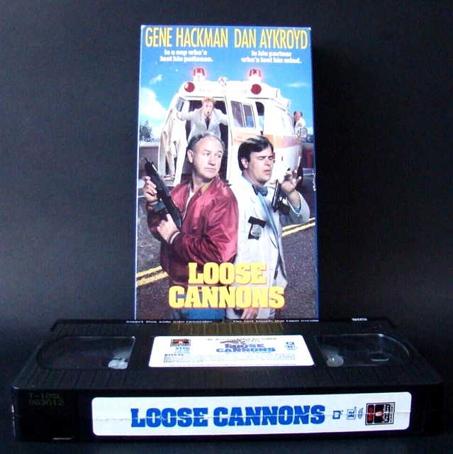 LOOSE CANNONS VHS 1990 Gene Hackman Dan Aykroyd Action Comedy 90s Rare ...