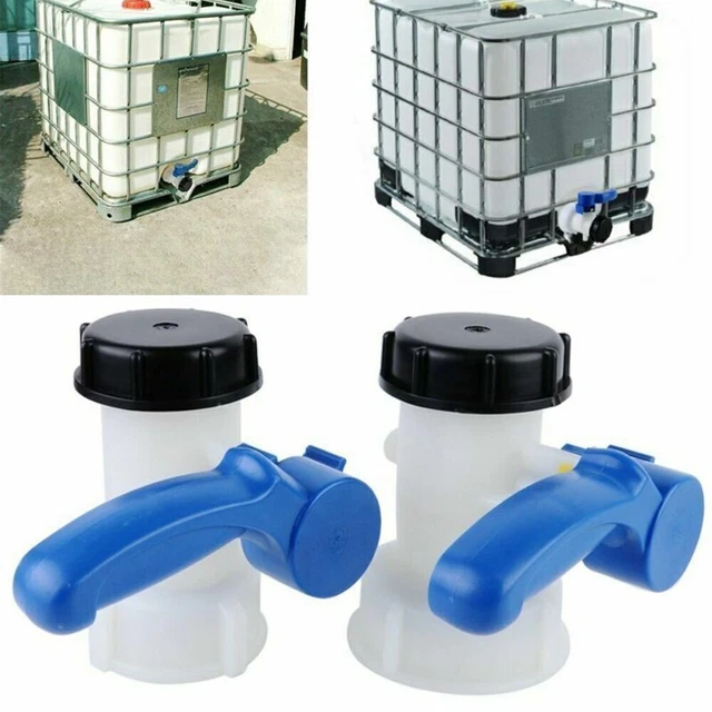IBC CONTAINER VALVE Integrated Butterfly Valve Drain Tap Cistern ...