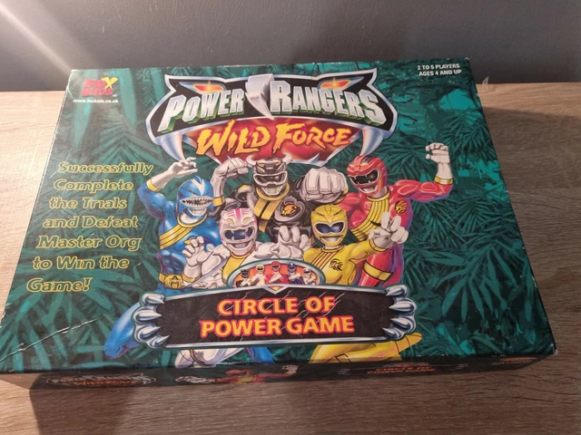 POWER RANGERS WILD Force Board Game Circle Of Power Fox Kids 2003 £6.99 ...