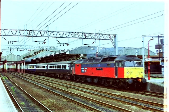 35MM RAILWAY COLOUR Negative Class 47 749 at Crewe £1.95 - PicClick UK