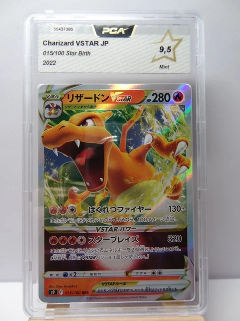 CARTE POKÉMON & Charizard / Dracaufeu VSTAR " 015/100 s9 Star Birth JPN PCA 9,5 EUR 29,99 ...