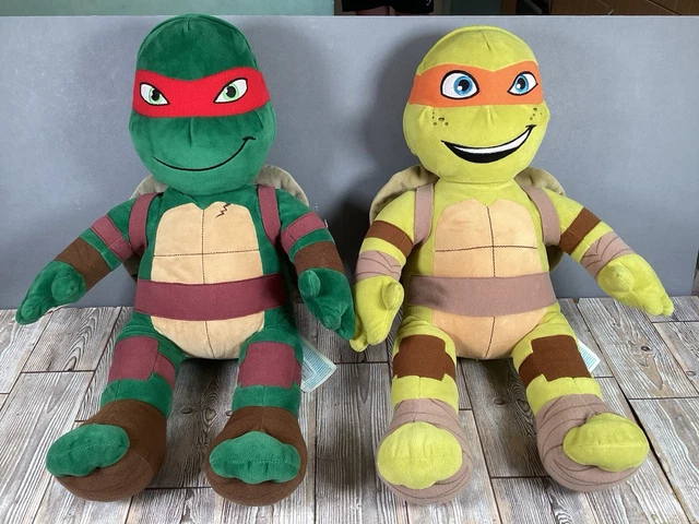 2 X TEENAGE Mutant Ninja Turtles Raphael Michelangelo Build A Bear ...