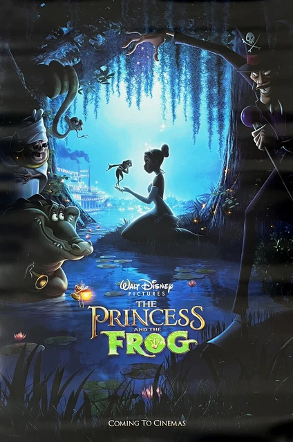 PRINCESS AND THE FROG MOVIE POSTER 2 Sided ORIGINAL INTL Advance 27x40 ...