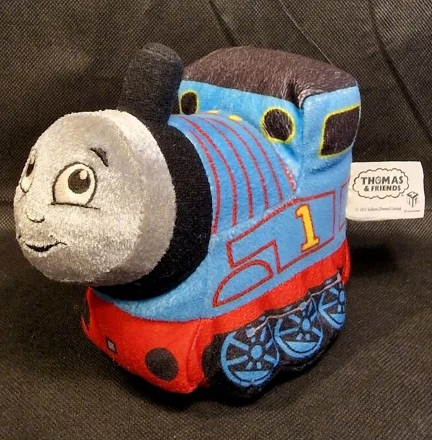 THOMAS THE TANK Engine & Friends Blue Talking Train Soft Plush Toy ...