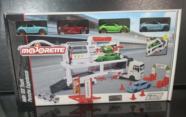 MAJORETTE MAN TGX Porsche Experience + 4 cars box set version ! EUR 39 ...