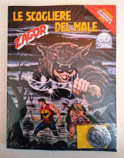SERGIO BONELLI 2021 Collezione Medaglia Moneta 13 di 23 ZAGOR 721 80Anni CICO EUR 9,00 - PicClick IT