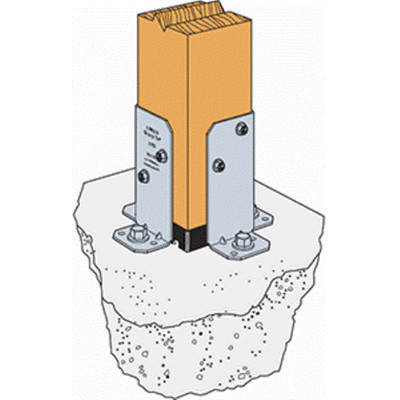 SIMPSON STRONG-TIE RPBZ Retrofit POST base Deck POST Z MAX EUR 8,75 ...