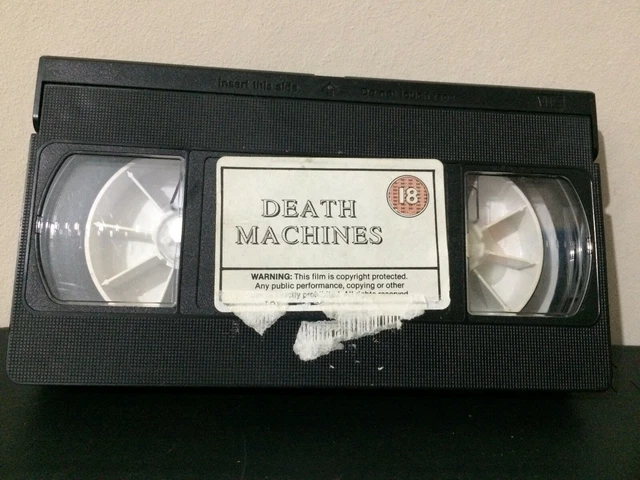 DEATH MACHINES PRE Cert Ex Rental VHS - Tape Only - £7.99 - PicClick UK