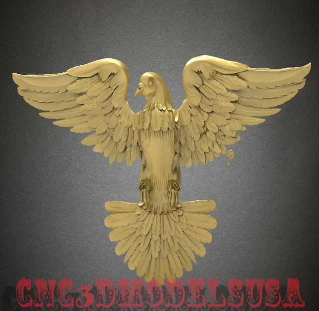 GOLDEN PIGEON 3D model STL file for cnc router laser & 3d printer £1.25 ...