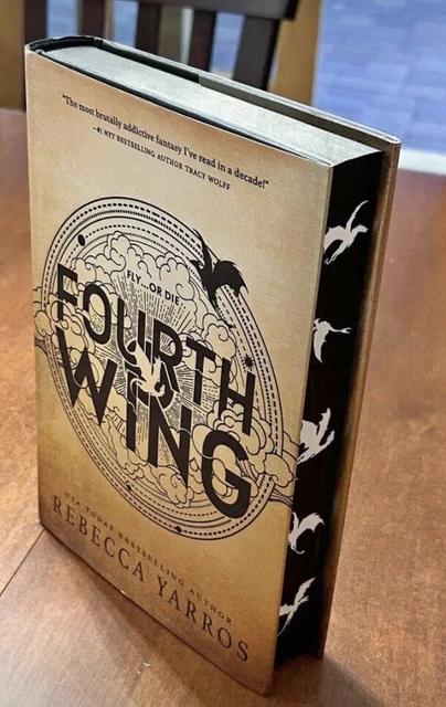FOURTH WING BY Rebecca Yarros (2023, Hardcover) FIRST EDITION SPRAYED ...