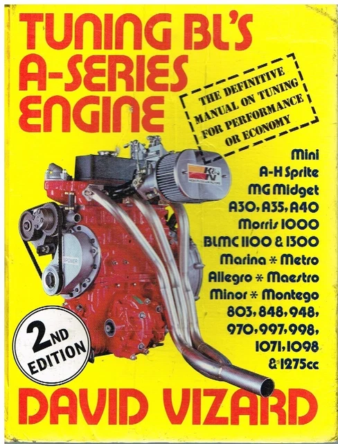 A.HEALEY SPRITE MG Midget Minor Mini Bmc 1100 1300 A-Series Engine ...