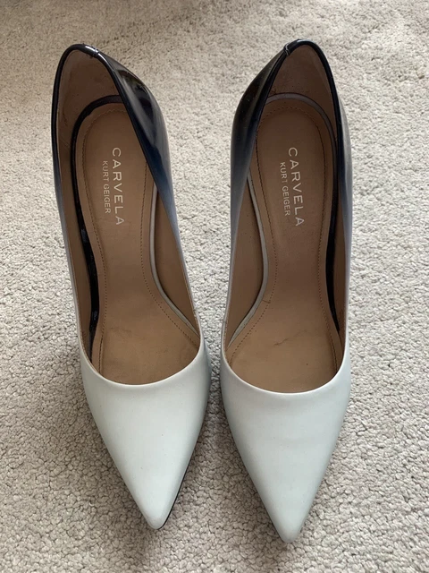KURT GEIGER CARVELA Blue Ombré Court Heels £30.00 - PicClick UK
