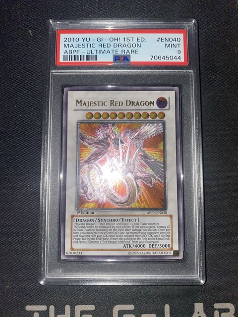 YU-GI-OH MAJESTIC RED Dragon Ultimate Rare 1st edition PSA 9 EUR 240,00 ...