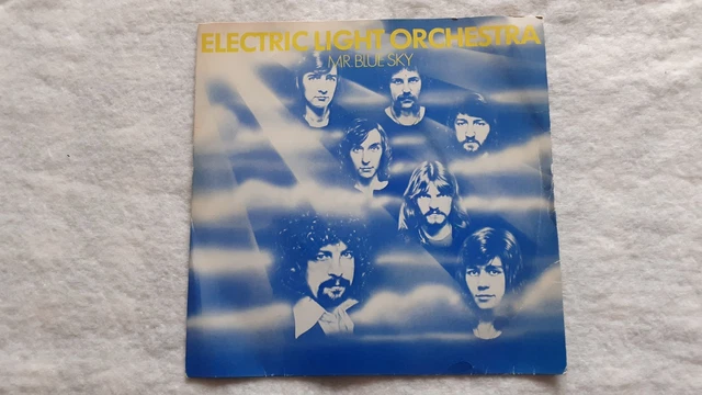ELECTRIC LIGHT ORCHESTRA (Elo) "Mr. Blue Sky" Blue Vinyl 7" Single ...