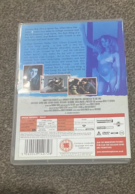 THE SURE THING dvd John cusack £7.04 - PicClick UK