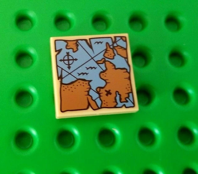LEGO MAP NEW! Pirate SHIP Treasure MAP Tile Minifigure SKULL Marvel ...