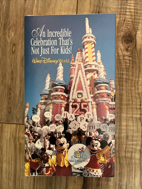 1997 WALT DISNEY World Vacation Planning Video VHS 25th Anniversary & Brochures £13.58 - PicClick UK