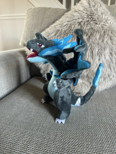 POKEMON MEGA CHARIZARD X Plush Soft Toy Teddy 28cm £16.99 - PicClick UK