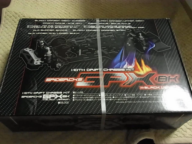 KAZAMA AUTO SERVICE 1/10 Drift Chassis Kit Spidercks Gpx Bk £248.99 ...