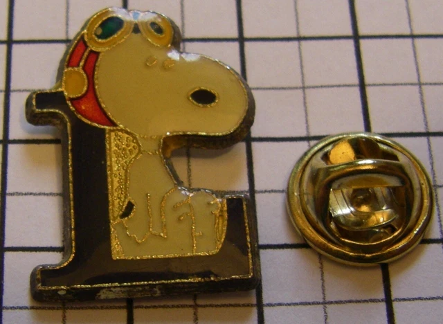 SNOOPY ALPHABET LETTER L PILOT RED BARON PEANUTS CHARLIE BROWN vintage ...