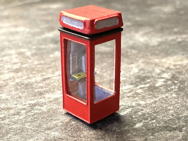 BRITISH TELECOM K8 Telephone Box Kiosk Kit - TT:120 scale £5.90 ...