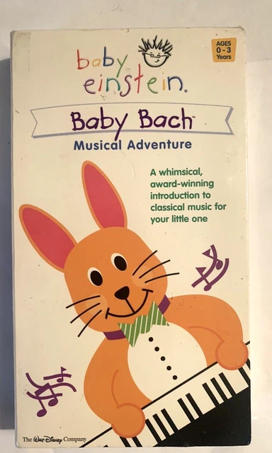 BABY EINSTEIN BABY Bach VHS bébé musique classique éducative, Disney Co ...