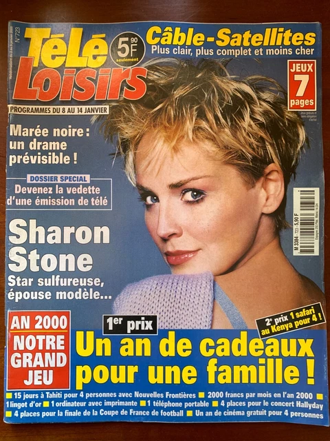 TÉLÉ LOISIRS 3/06/2000; Sharon Stone/Hélène Ségara/ Jennifer Lopez/ V ...