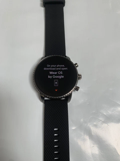 FOSSIL GEN 4 Smartwatch Explorist HR Silicone Nero EUR 65,07 - PicClick IT