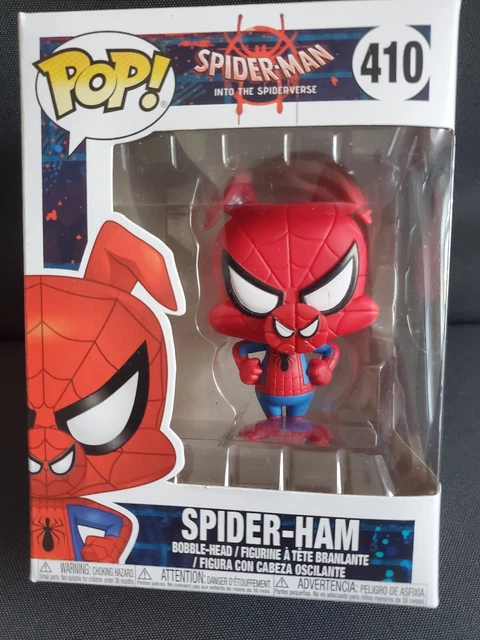 FUNKO POP VINYL Marvel Spider-man Into The Spiderverse Spider-Ham 410 ...