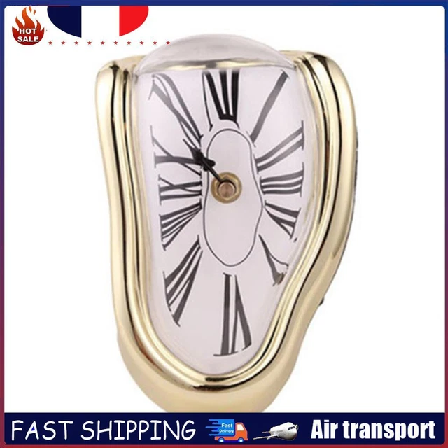 # HORLOGE DE fusion et de déformation, chiffres romains, cadeaux pour ...
