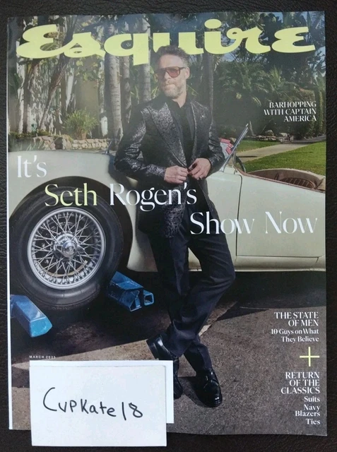 ESQUIRE MAGAZINE MARCH 2025 SETH ROGEN Cover The State of Men New with ...