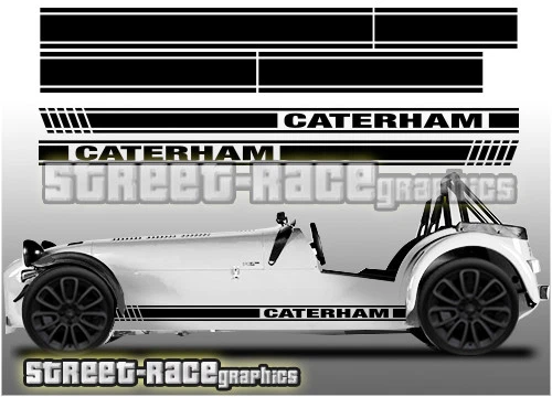 CATERHAM 006 RACING stripes graphics stickers decals vinyl Superlight ...