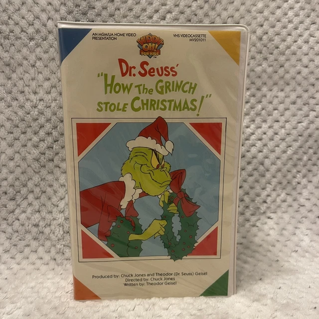 DR. SEUSS' &HOW The Grinch Stole Christmas!" Clam Shell VHS Original ...