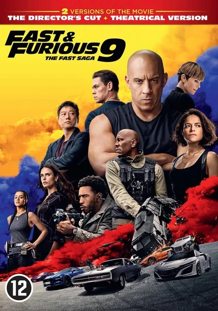 FAST & FURIOUS: F9 [Region Free] (DVD) Vin Diesel Michelle Rodriguez ...