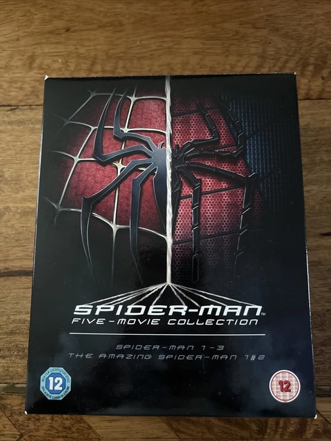 SPIDER-MAN FIVE MOVIE Collection Blu ray Amazing Spider-Man £5.00 ...