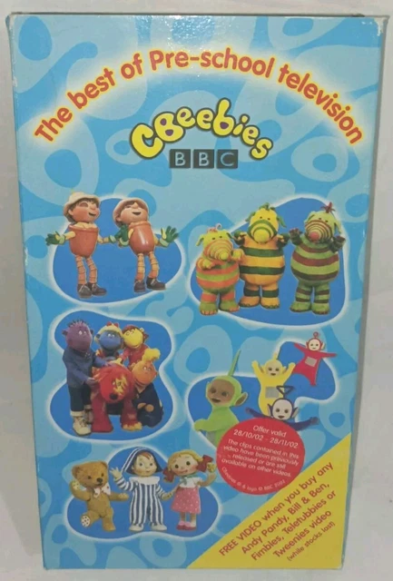 CBEEBIES THE BEST Of Pre-School Television VHS Fimbles Teletubbies ...