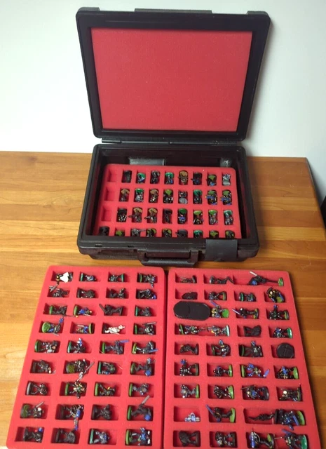 VINTAGE WARHAMMER 40K Army Travel Carrying Case Metal Figure Painted ...