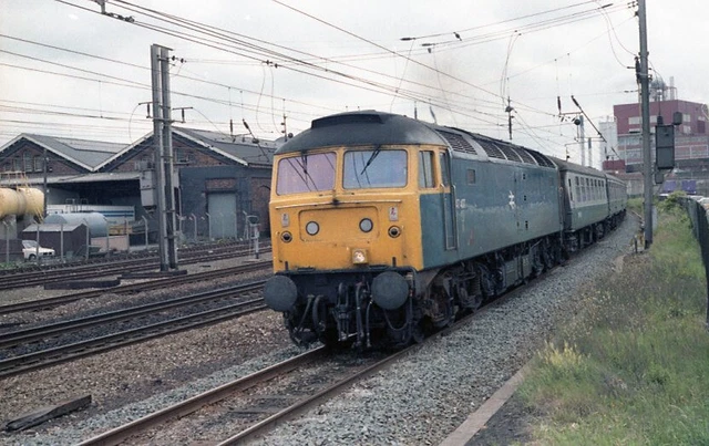 ORIGINAL 35MM COLOUR negative of 47407 BR class 47 diesel loco £1.99 ...