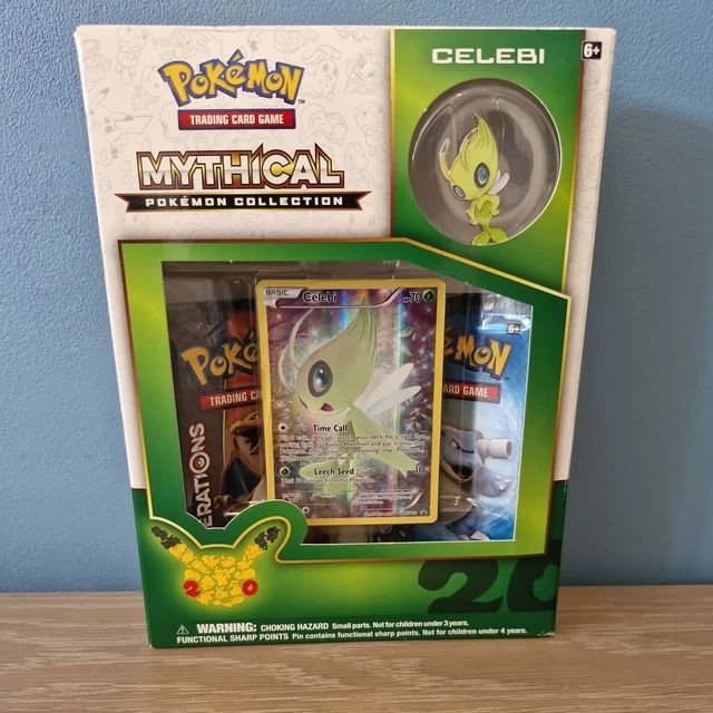 NEW/SEALED POKEMON MYTHICAL Celebi Collection box Generations TCG cards ...