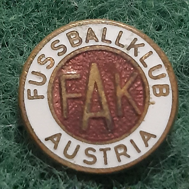 FOOTBALL CLUB FC AUSTRIA vintage enamel pin badge 1970`s £3.59 ...