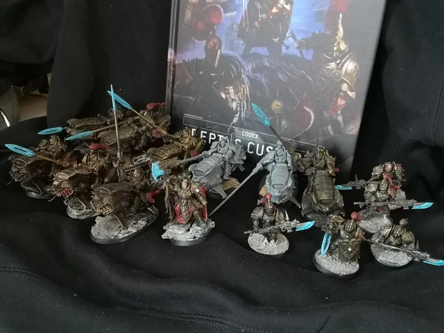 WARHAMMER 40K JOB Lot Adeptus Custodes 1000pt Painted Army £120.00 ...