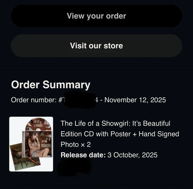 THE LIFE OF A Showgirl It’s Beautiful Edition CD With Poster & Hand ...