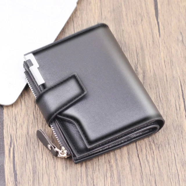 MINI CARD HOLDER PU Leather Money Bag New Short Wallet Men £7.42 ...