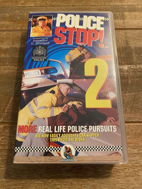 POLICE STOP 2 VHS Video Real Life Police Pursuits 50 Mins Hosted By ...