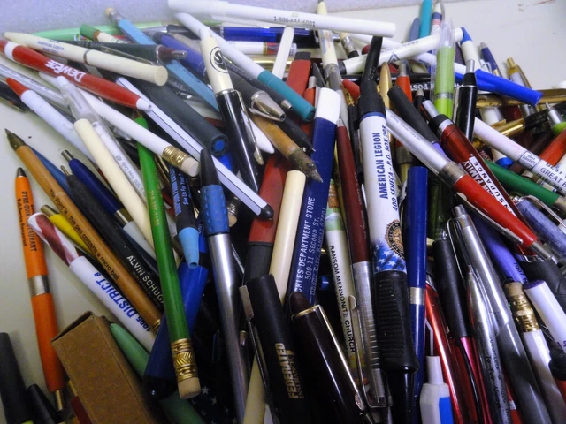 LOT OF OVER 250 Vintage Ball Point Advertising Pens - For collectors #3 ...